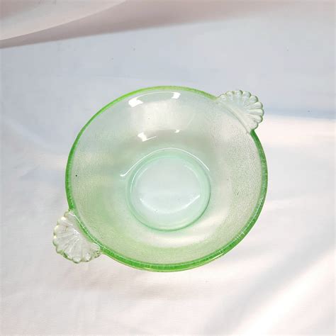 Small Green Depression Uranium Bowl