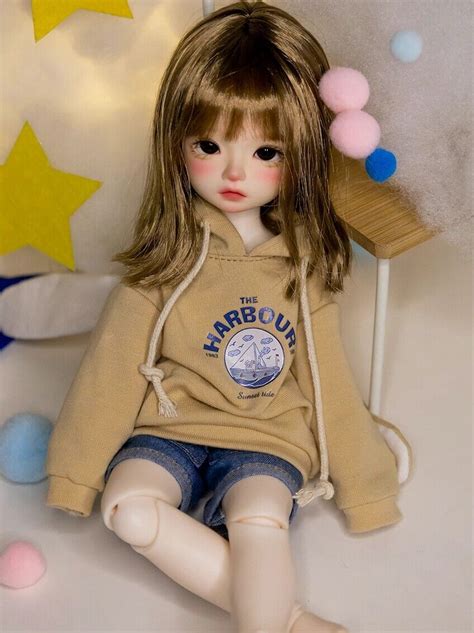 Full Setbare 16 Bjd Doll Girl Resin Ball Jointed Eyes Face Makeup