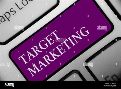 Handwriting Text Target Marketing Concept Meaning Audience Goal Chosen Clients Customers