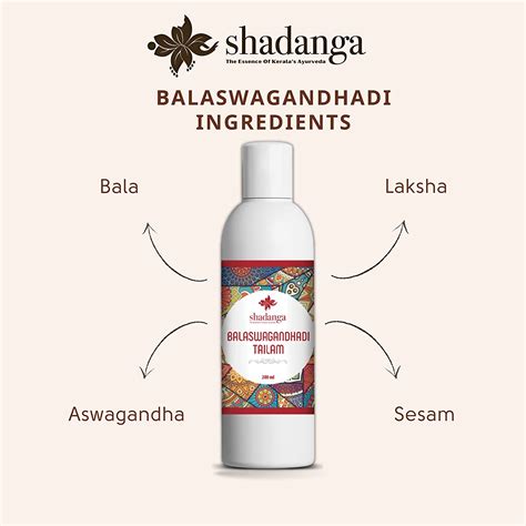 Shadanga Balaaswagandhadi Tailam Improved Muscle Strength Herbal