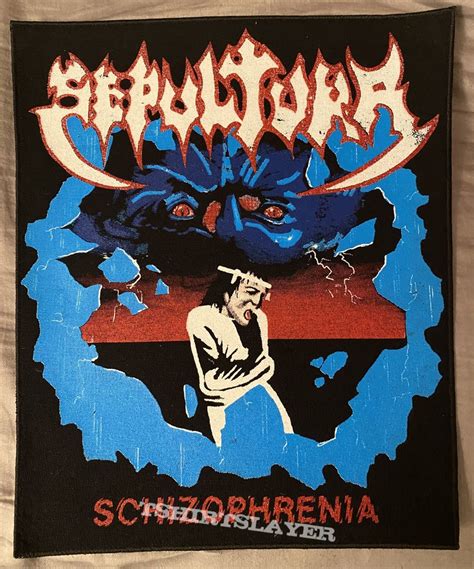 Sepultura Schizophrenia Bootleg Back Patch Tshirtslayer Tshirt And
