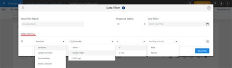 Data Segmentation And Filtering Analysis Questionpro Help Document