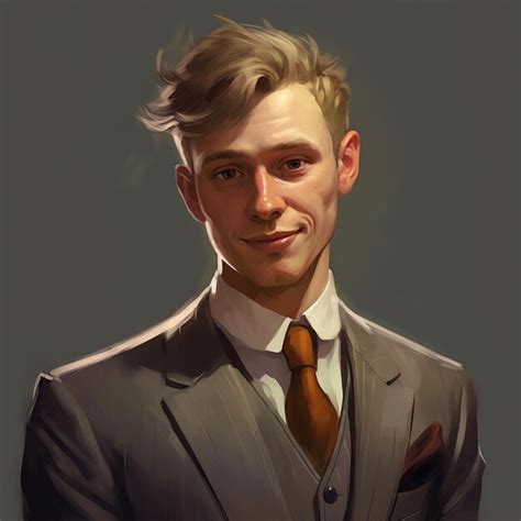 Premium Photo There Is A Man In A Suit And Tie Posing For A Picture