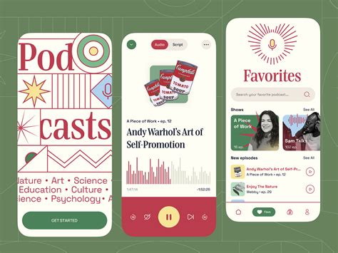 Podcast Mobile App By Ronas It Ui Ux Team On Dribbble