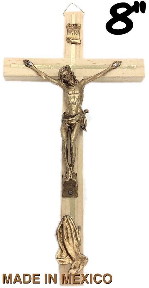Crucifix 8 Cruz Con Jesus New Made In Mexico 3778180486