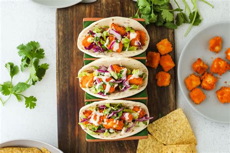 Buffalo Tofu Tacos I Heart Vegetables
