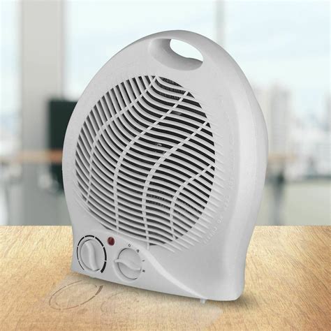 2000w Portable Silent Electric Fan Heater Hot And Cold Thermostat Upright Mr Gadget Solutions