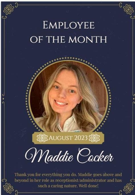 Grateful To Have Been Voted By My Fellow Colleagues For Augusts