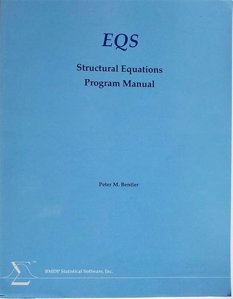 Eqs Structural Equations Program Manual Br