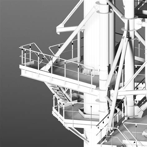 Torch Rack Industrial Tower 3d Model Cgtrader