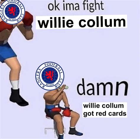 Rangers Vs Willie Collum R Scottishfootball