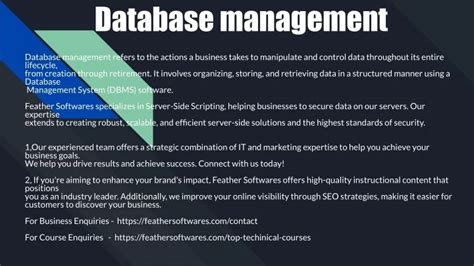 Ppt Database Management Powerpoint Presentation Free Download Id13562417