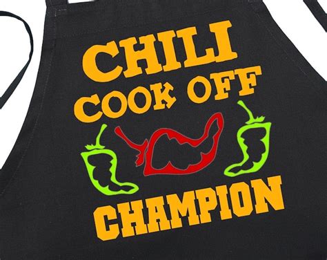 Chili Cook Off Aprons Funny Chef Aprons For Cooking And Grilling By