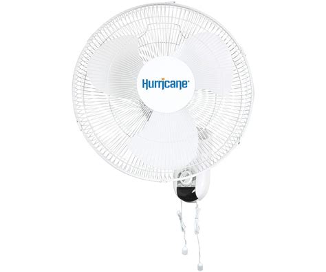 Hurricane Classic Oscillating Wall Mount Fan 16 Hcn736503