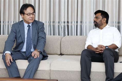 Anura Kumara Dissanayake Meets Japanese Ambassador