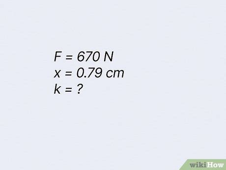 How To Find The Spring Constant Formula Practice Problems
