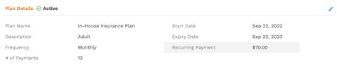 Editing A Subscription Plan