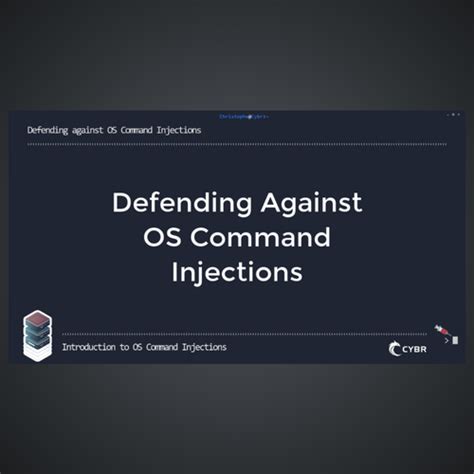 Defending Against Os Command Injections Intro To Os Command Injections