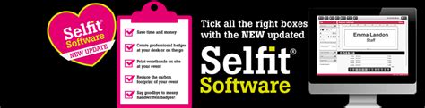 Selfit Name Badge System | PDC
