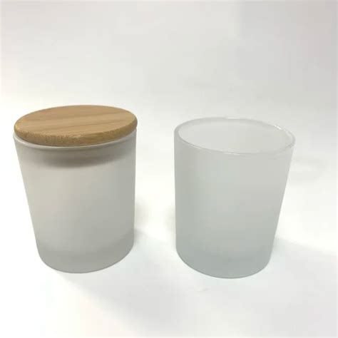 11oz Frosted Sublimation Glass Candle Jar Subthisandthat
