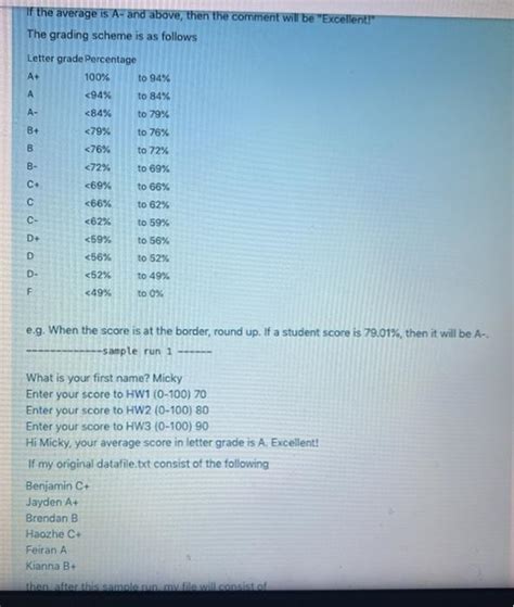 Solved Write A Python Program That Calculates The Average