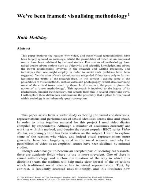 Pdf Holliday Visualising Methodology Dokumen Tips
