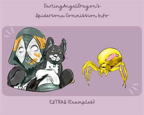 My Spidersona Commission Info Sheet 2 Of 3 By Darlingangeldragon On