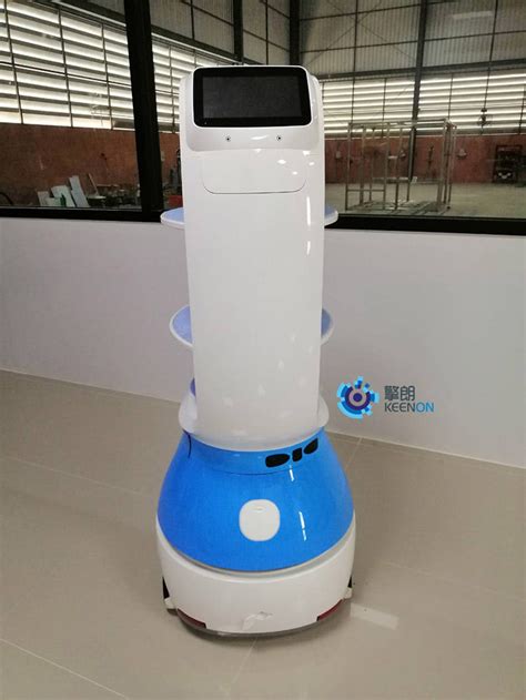 Keenon Robot รุ่น T 1 หุ่นยนต์ส่งอาหารรุ่นนี้ ระบบการสแกนรอบทิศทาง มี