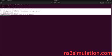 Openmpi Common Installation Command Ns3 Projects