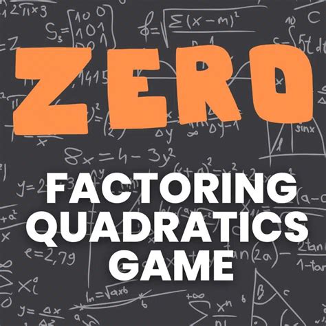 15 Fun Factoring Activities For Algebra