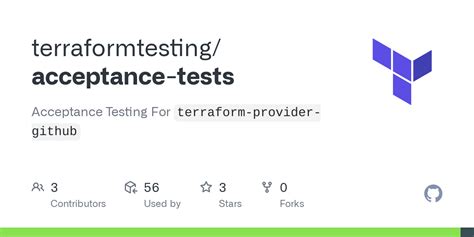 github terraformtesting acceptance tests acceptance testing for
