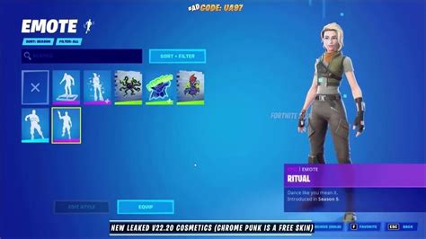 Fortnite Placeholder Ritual Emotes Showcase Youtube