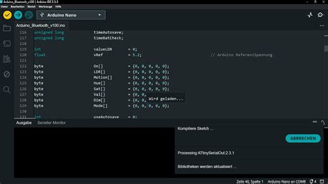 Arduino IDE hängt Deutsch Arduino Forum