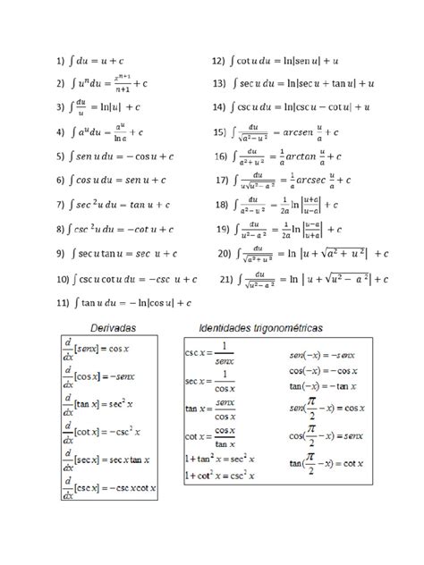 Formulario Ecuaciones Diferenciales Pdf