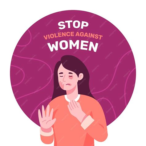 女性に対する暴力撤廃の国際デー 無料のベクター