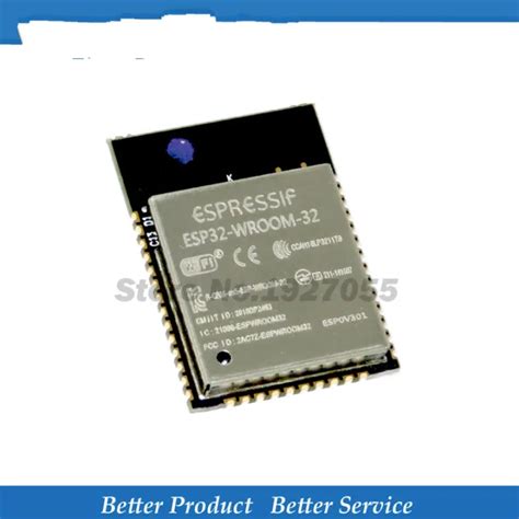 1pcs Esp Wroom 32 Wifi Bluetooth 42 Dual Core Cpu Mcu Low Bluetooth 240mhz Esp32 Chip Esp