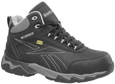 Reebok Athletic High Top 9 12 M Mens Black Composite Toe Type 1
