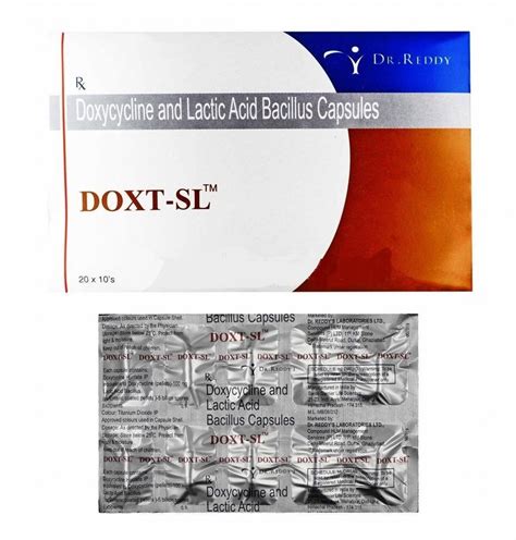 100mg Doxt Sl Doxycycline Lactic Acid Bacillus Capsules At Rs 100 Box