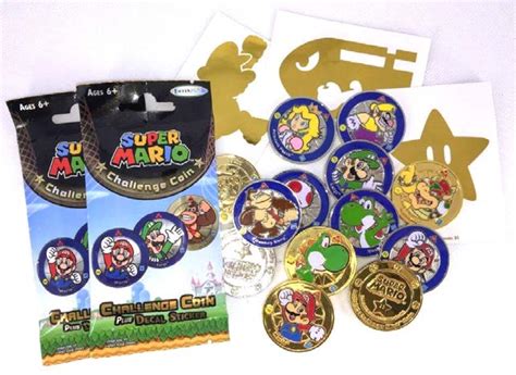 2017 Super Mario Challenge Coin And Decal Blind Bags