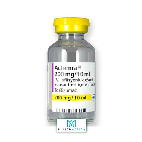 Actemra® 200mg 10ml Non English Allied Medica