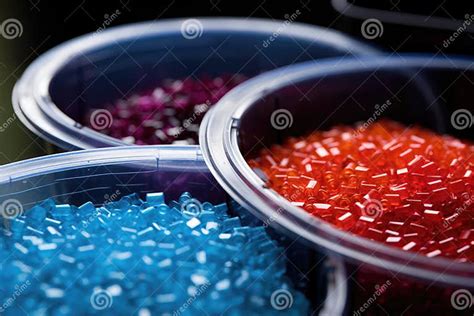 Close Up Of Biodegradable Plastic Pellets In A Container Stock Illustration Illustration Of