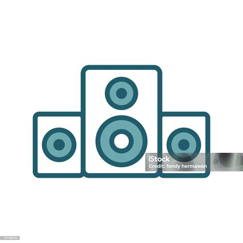음악 스피커 아이콘 벡터 디자인 템플릿 간단하고 깨끗한 Dj에 대한 스톡 벡터 아트 및 기타 이미지 Dj 개념 개체 그룹 Istock