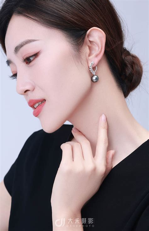 大禾摄影｜珠宝彩宝模特佩戴图拍摄摄影师向可 站酷zcool