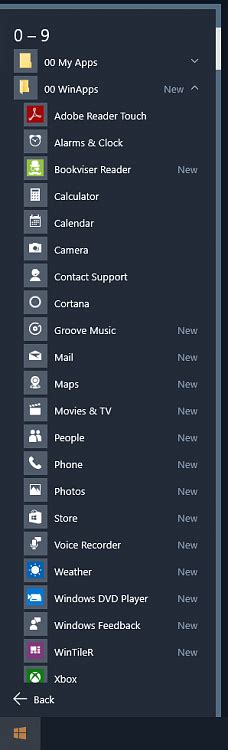 Create Folders In Start Menu To Organize Page Windows Forums