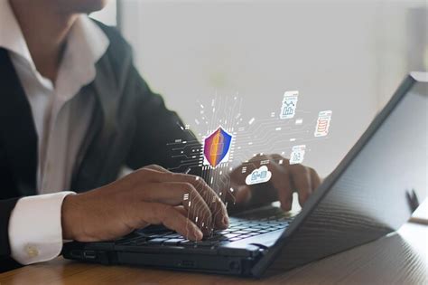 Premium Photo Cyber Security Concept Personal Data Protection