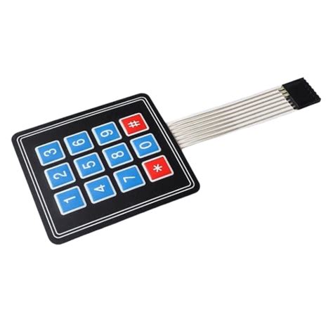 Phím Keypad Matrix 4x3 Nhựa Mkz Maker Zone