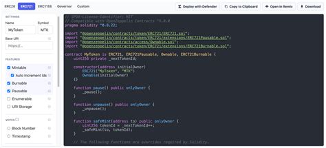 Openzeppelin Wizard Генерация Смарт Контрактов