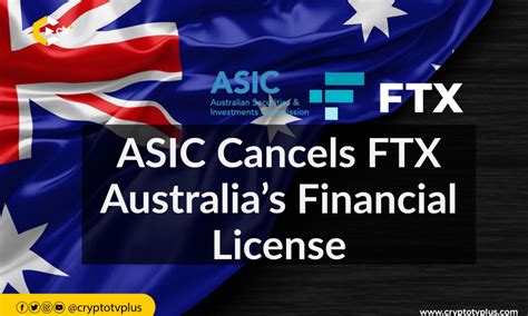 Gabriel Ohalete On Linkedin Asic Cancels Ftx Australias Financial License Cryptotvplus The
