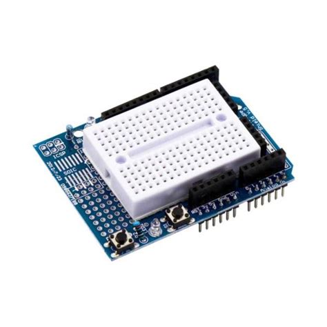 Uno R3 Proto Shield With Mini Breadboard Transcom Electronics