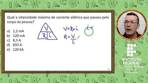 Como Calcular A Intensidade Máxima De Corrente Elétrica Youtube